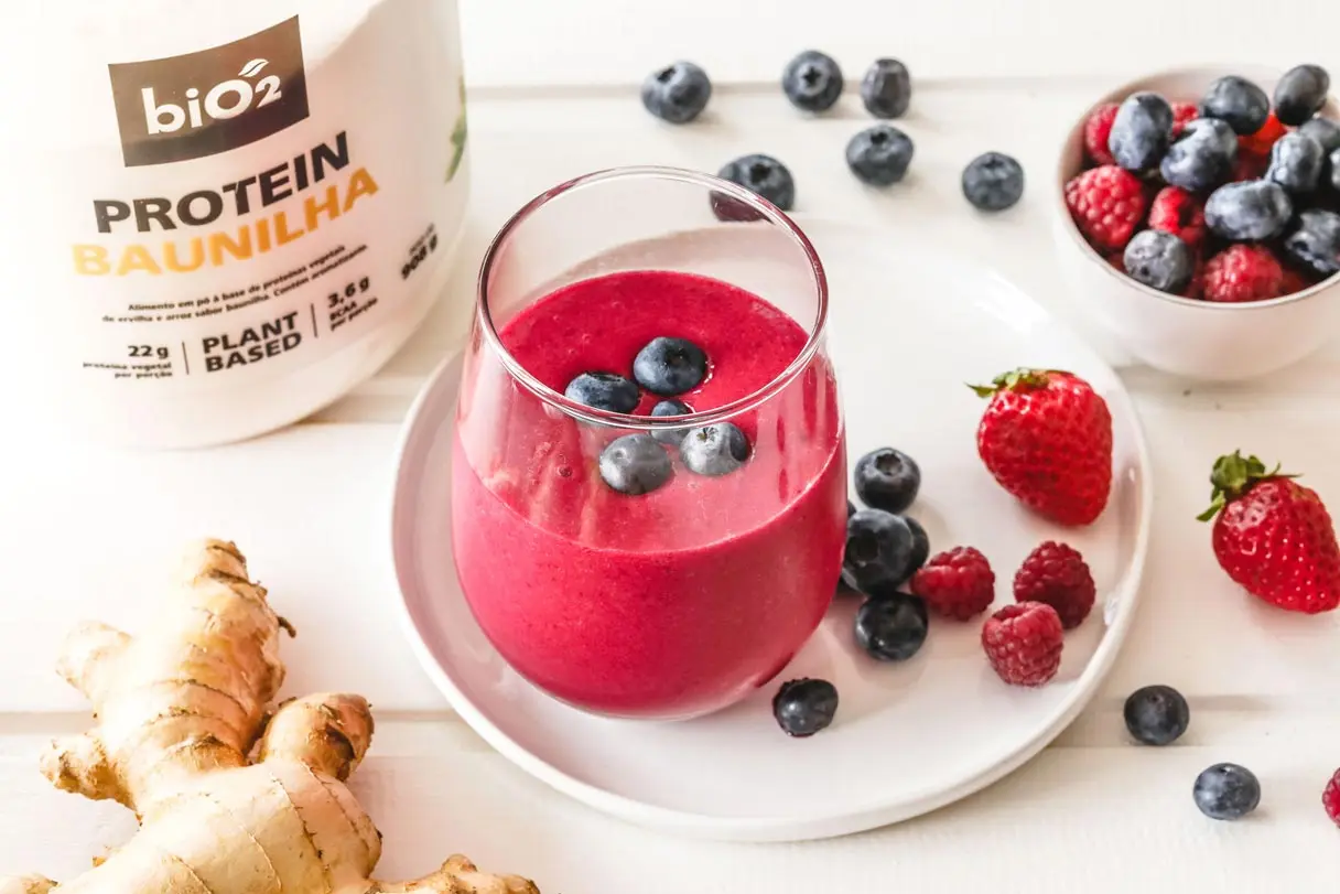 Proteína Vegetal de Arroz e Ervilha Sabor Cacau e Maca Peruana Vegana e ...