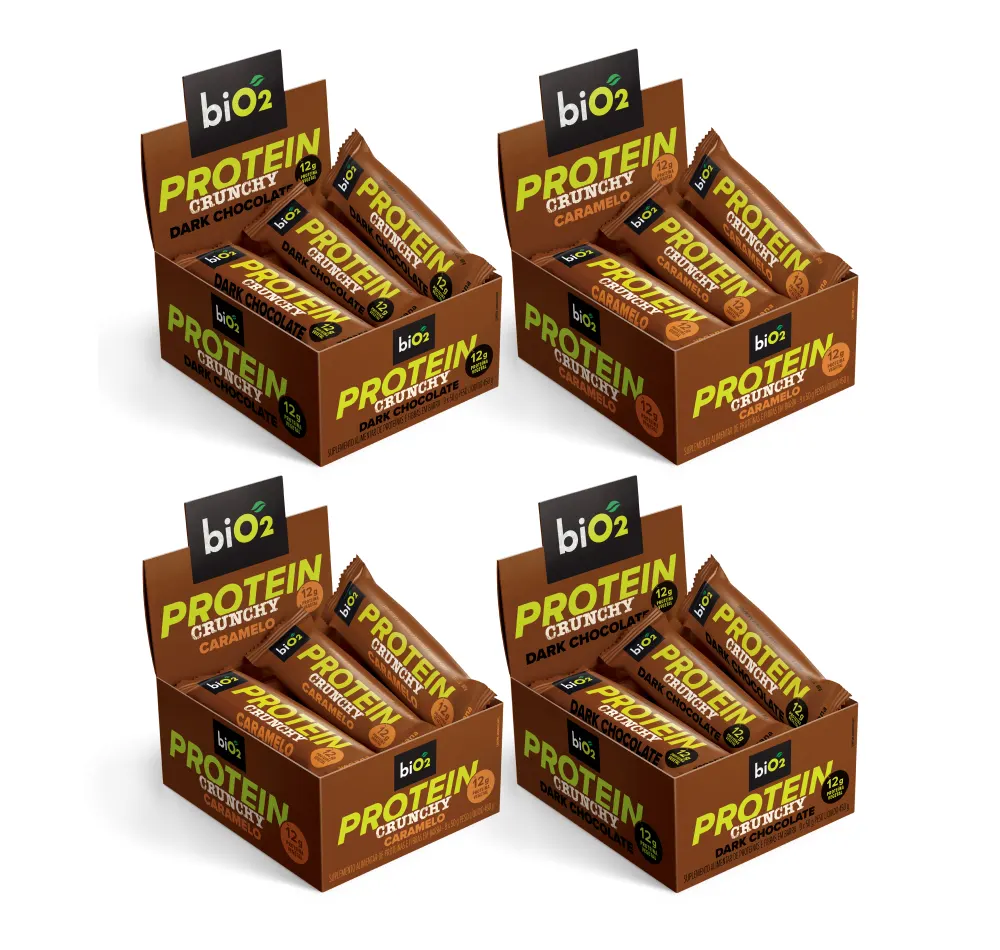 Barra de proteína biO2 Protein Crunchy Bar 50 g - biO2